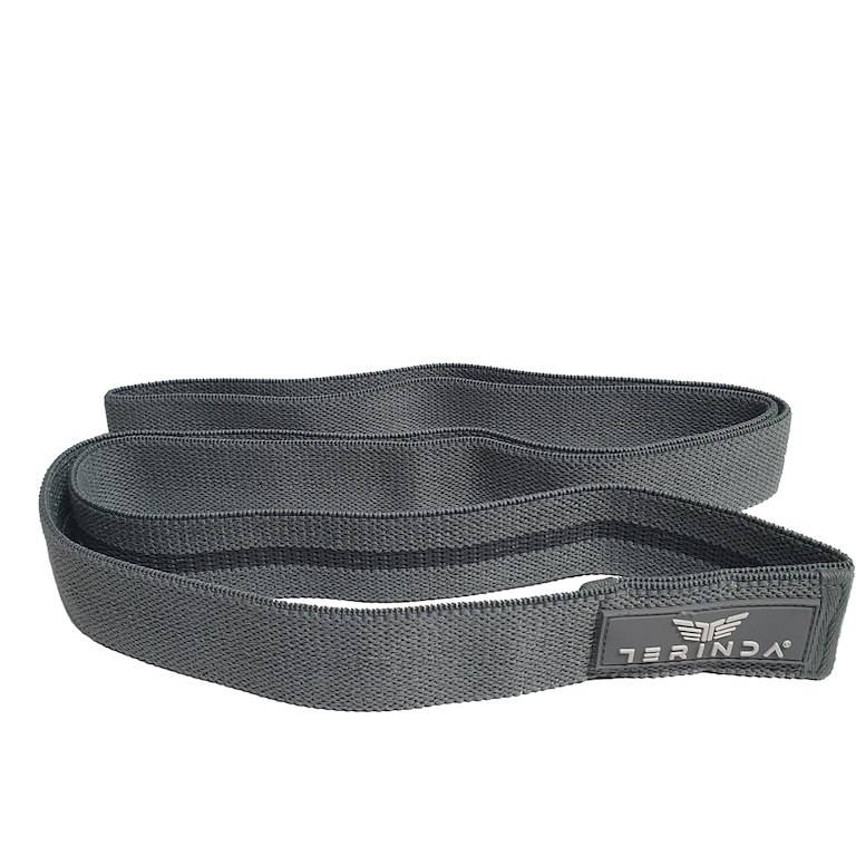 Terinda LONG RESISTANCE BAND PRO, fitnes traka, siva