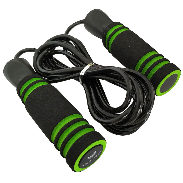 Terinda JUMP ROPE ADJUSTABLE, vijača, crna