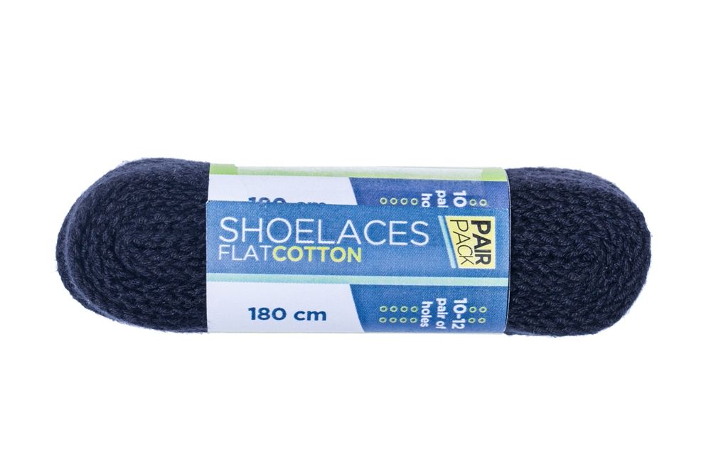 Terinda SHOE LACES FLAT, pertle, crna