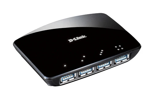 D-Link DUB-1340 USB hub 4-portni 3.0 crni