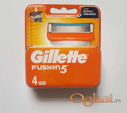 Gillette Fusion 4 uloška u pakovanju