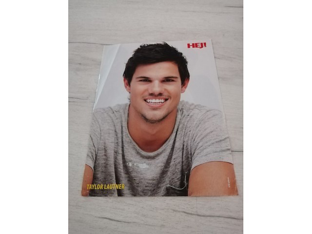 Poster(dvostrani) Taylor Lautner/Big Bang