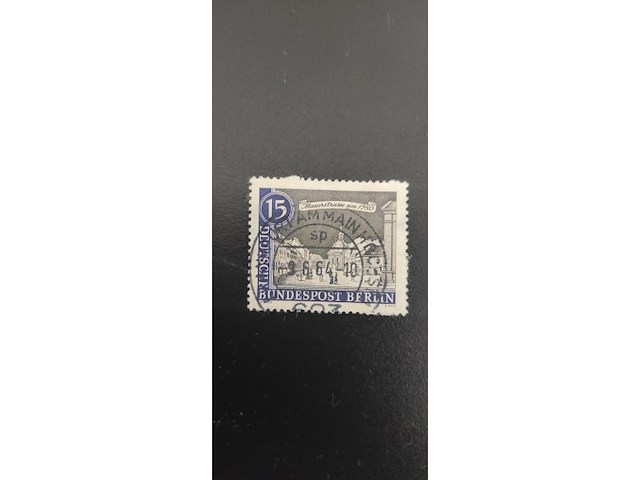 Nemačka-Deutsche Bundespost Berlin-1962 -1963 Old Berli