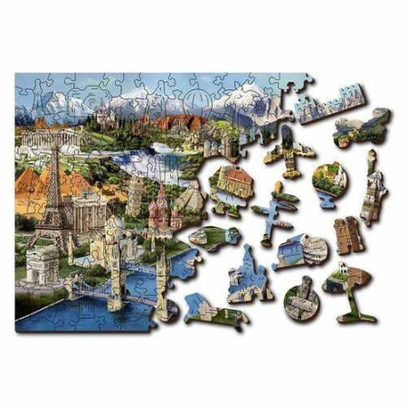 Wooden City drvene puzzle - znamenitosti L ( 502278 )