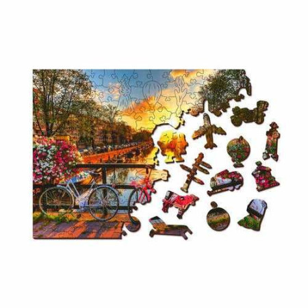 Wooden City drvene puzzle - Amsterdam L ( 502288 )