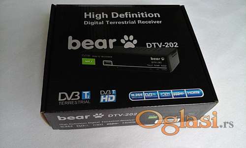 Set Top Box Bear DTV-202. Novo.