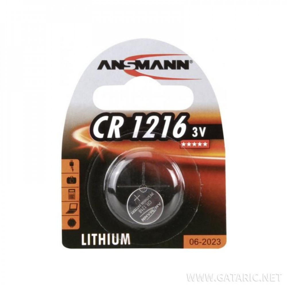 AN Baterija CR 1216 3V Litijum