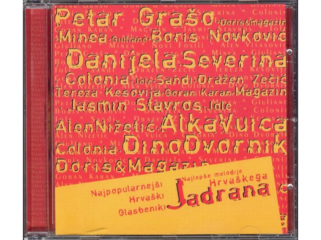 Various ‎– Najlepše Melodije Hrvaškega Jadrana  CD