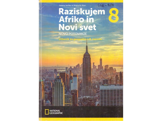 Raziskujem Afriko in Novi svet-učbenik za geografijo v8