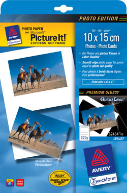 IJ foto papir, 20 fotografija, 220 g, 10 listova, 10 x 15 mm