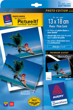 IJ foto papir, 20 fotografija, 220 g, 10 listova, 13 x 18 mm