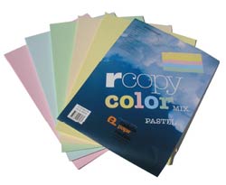 Kolor papir pastelne boje 5x20 listova , A4 , 80g/m2