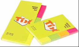 Tix index fluo, 3 boje - 3 x 40 lista - 40 x 50