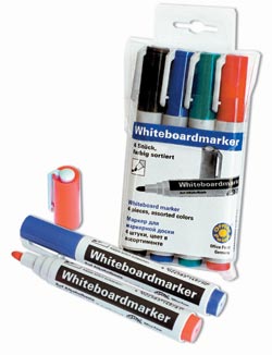 Whiteboard marker, set - 4 kom markera za belu tablu