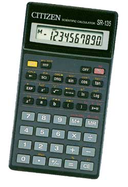 TEHNIÈKI kalkulator SR-135
