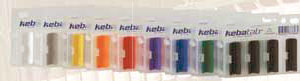 KEBAtab - za obeležavanje KEBA registratora odrecenom bojom, set od 4 komada - plava