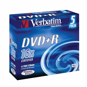 DVD+R 4,7Gb 4x - 16x