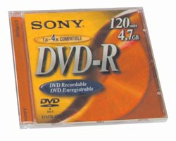 DVD-R 4,7Gb 4x - 16x