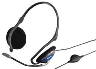 PC slušalice sa mikrofonom i potenciometrom CS, 498, srebrne