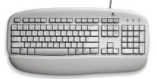 Tastatura LOGITECH Deluxe Keyboard OEM YU - bela