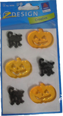 HALLOWEEN gel nalepnice