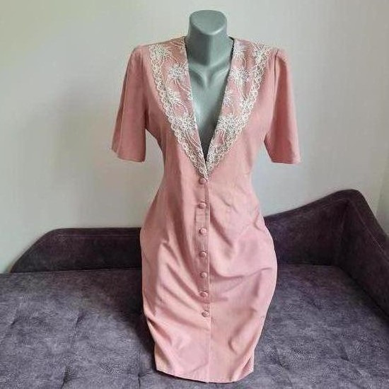 Vintage haljina sa čipkom