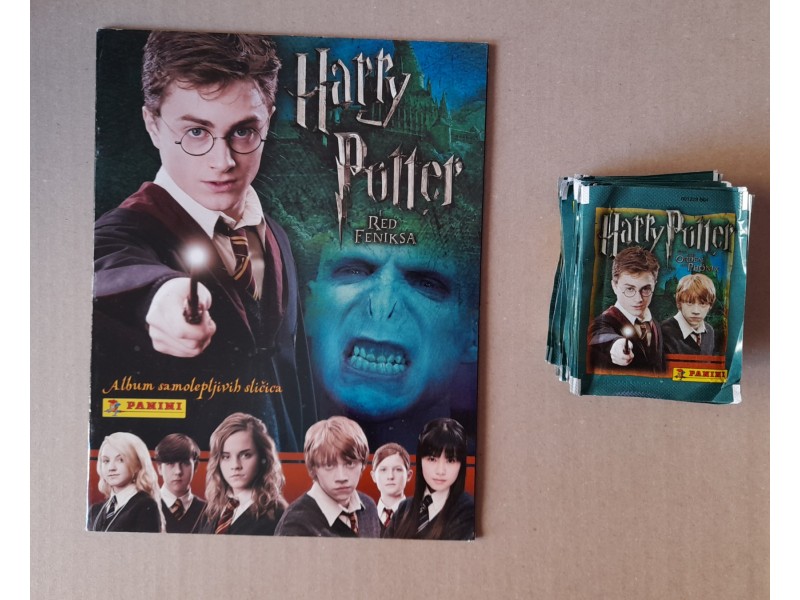 Harry Potter, Red Feniksa, Panini, Album i 49 kesica