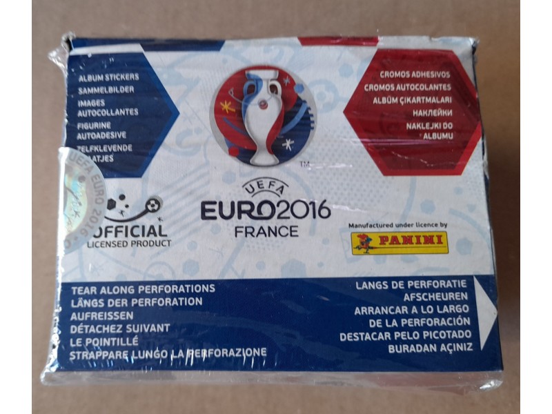 Road to Euro 2016, Panini, Kutija sa 50 kesica