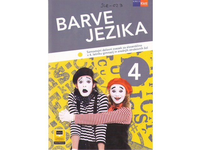 Barve Jezika 4-Samostojni delovni zvezek za slovenščino