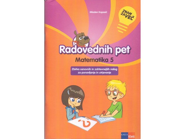 Radovednih pet-matematika 5-Mladen Kopasić