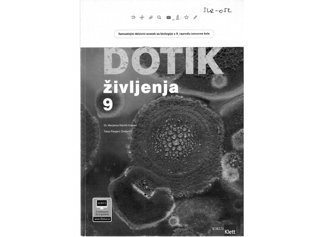 Dotik življenja 9-samostojni delovni zvezak za biol. v