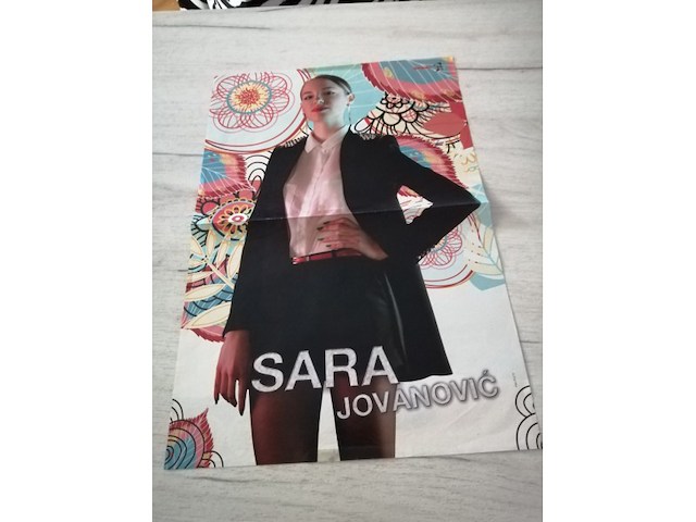 Poster(dvostrani) Sara Jovanović/Glas Srbije