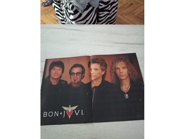Poster(dvostrani) Bon Jovi/Beyonce
