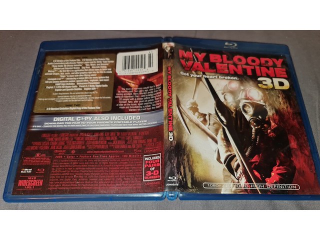 My bloody Valentine 3D 2 x Blu-ray + 3D naočare