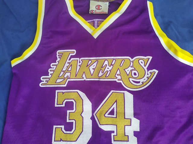 дрес нба los angeles lakers shaquille o`neal
