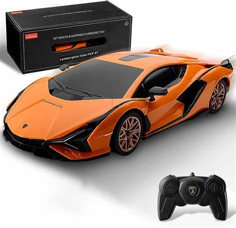 Rastar Igračka RC Auto Lamborghini Sian 1:24 – Crveni, Narandzasti