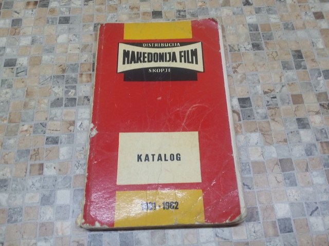 Katalog filmova - Makedonija film 1961-1962