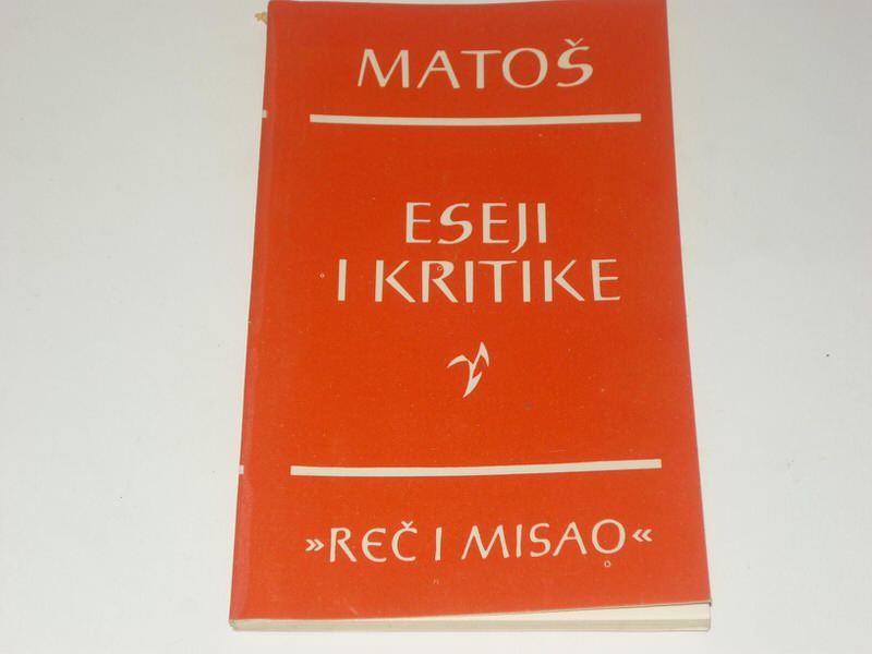 Antun Gustav Matoš- Eseji i kritike