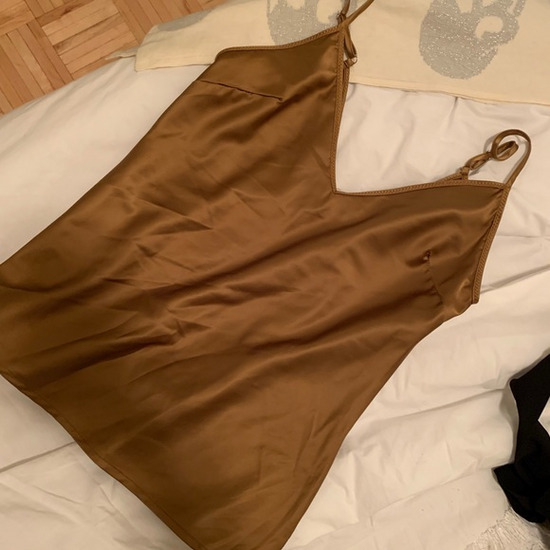 Zara bronze satin like komisol