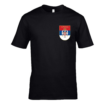 Crna majica "Srbija"
