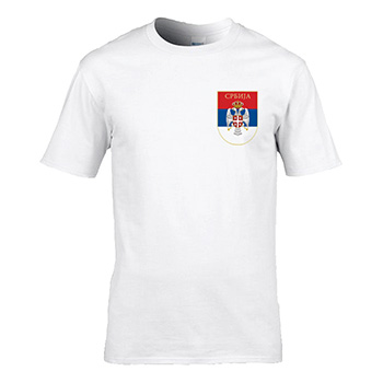 Bela majica "Srbija"