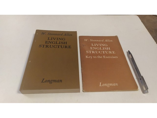 LIVING ENGLISH STRUCTURE W Stannard Allen