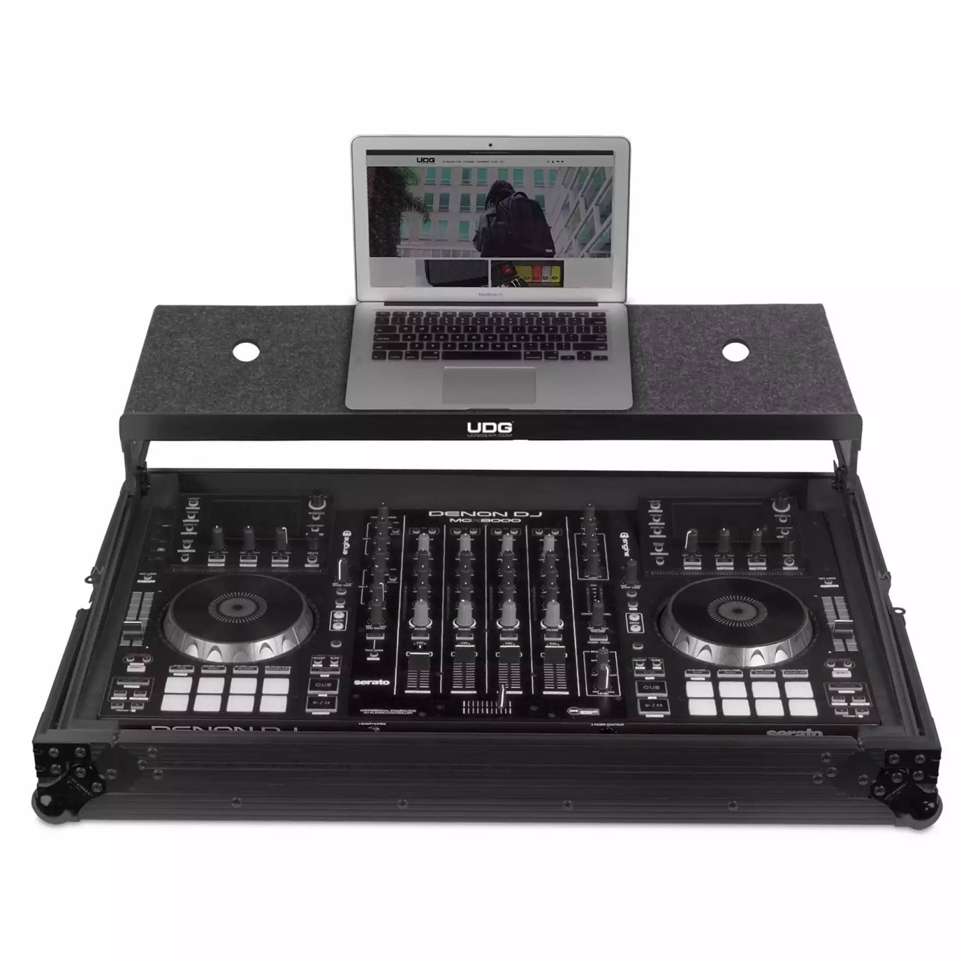 UDG Ultimate Flight Case Multi Format XXL Black MK3 Plus (Laptop Shelf)