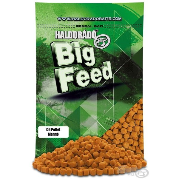 HALDORÁDÓ Big Feed – C6 Pellet – Mangó 700g