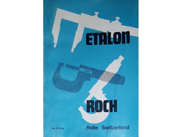 Brošura Alata `ETALON ROCH` Švajcarska