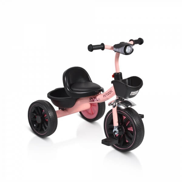 Dečiji tricikl Hawk sa svetlom – roze, can0746