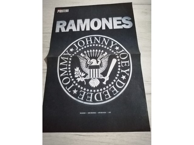 Poster(dvostrani) Ramones/Jan Somerhalder