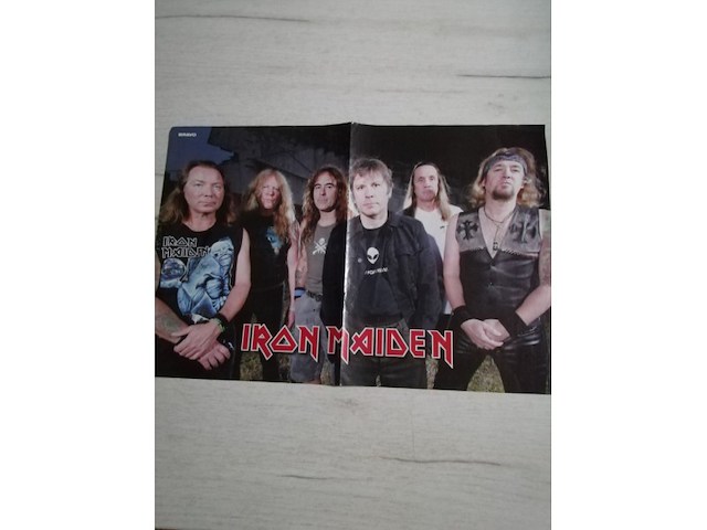 Poster(dvostrani) Iron Maiden/Kalendar 2014