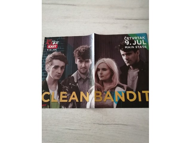 Poster(dvostrani) Clean Bandit/R5