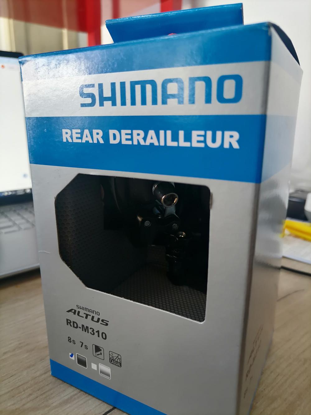 MENJAC shimano altus rd-m310 8-7 s